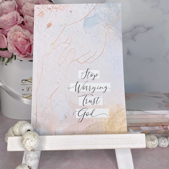 Accents | Stop Worrying Trust God Christian Notebook Home Decor ...